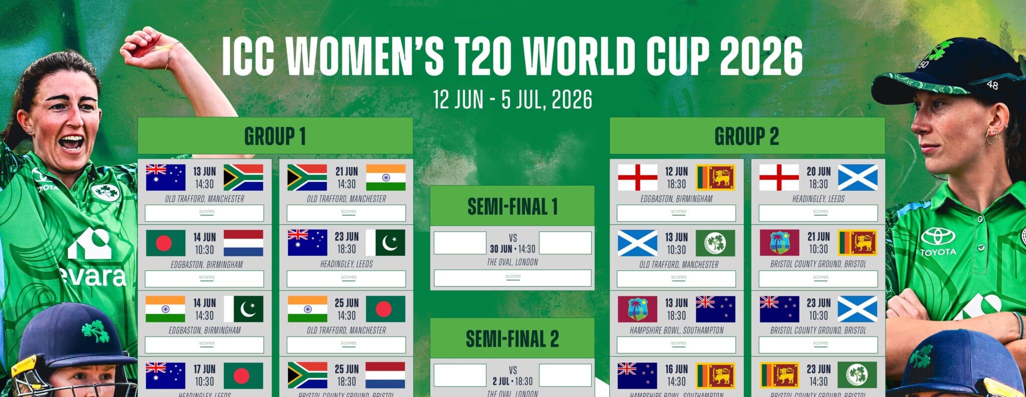 Free Wall Planner - Cricket Ireland
